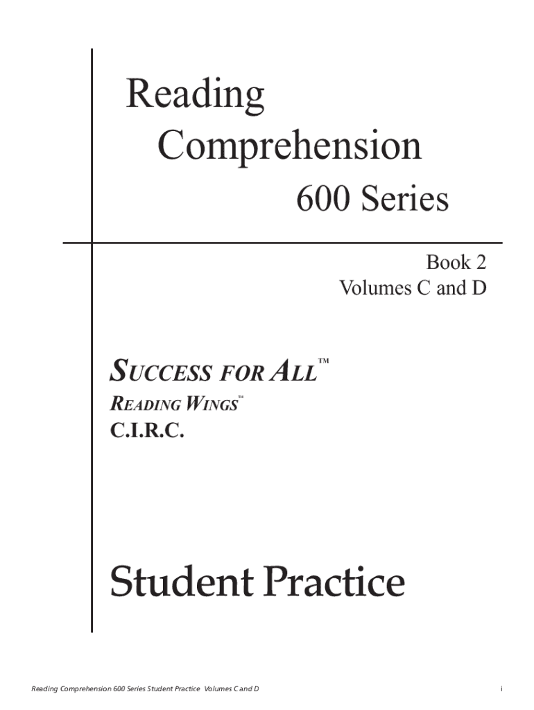 Fillable Online Reading Comprehension Student Practice Fax Email Print - pdfFiller