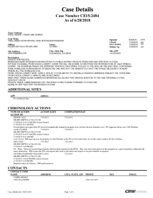 Fillable Online Case Number CE15-2484 Fax Email Print - pdfFiller