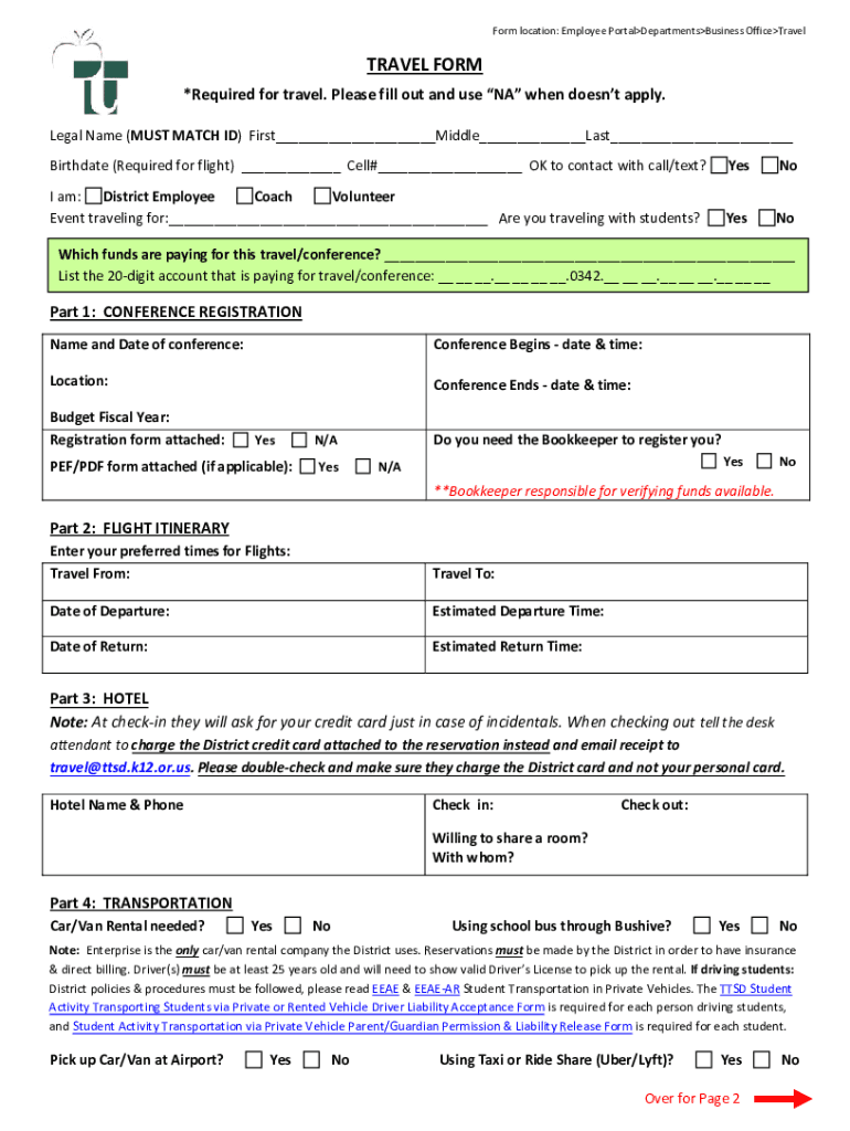 Fillable Online Travel Safety Programs Need to Retool as Trips Resume Fax Email Print - pdfFiller