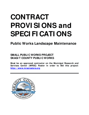 Fillable Online notice of call for bids for small public works project ...