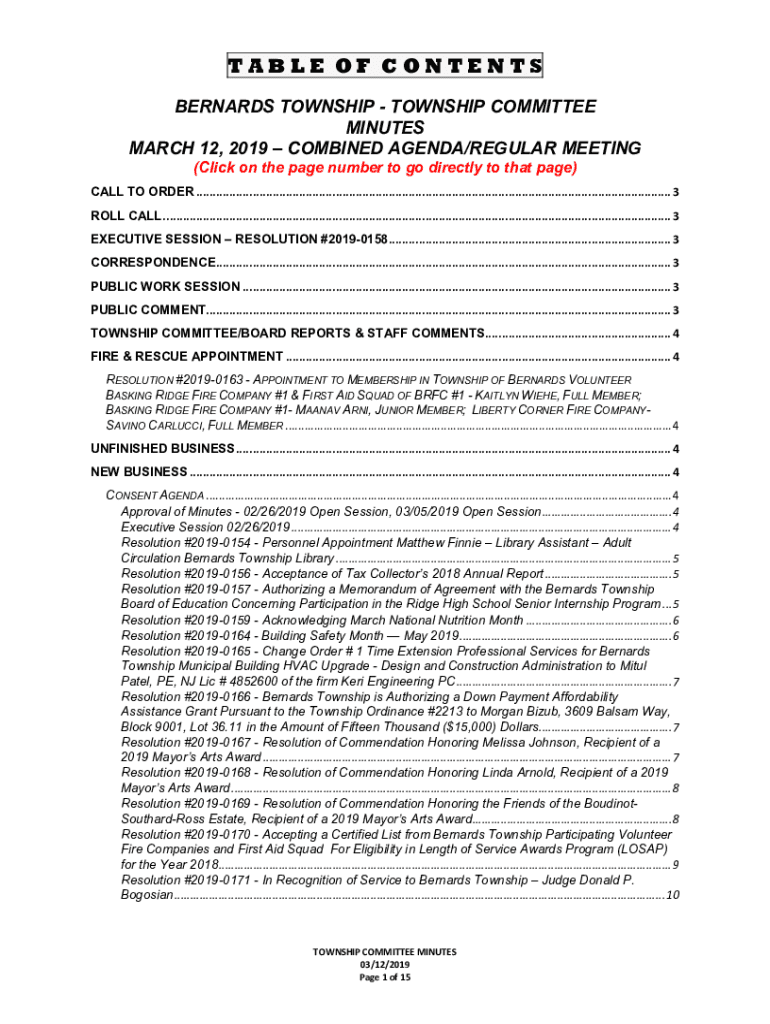 Fillable Online T A B L E O F C O N T E N T S Fax Email Print - pdfFiller