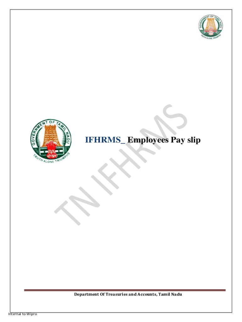 Fillable Online What is IFHRMS? How to Login & Download Pay Slip by ...