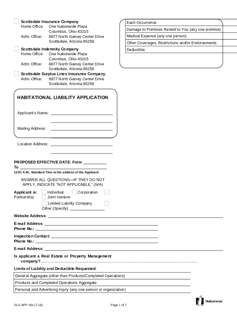 Application For Garage Policy Cgz App 6 7 17 - Claim Genius Doc ...