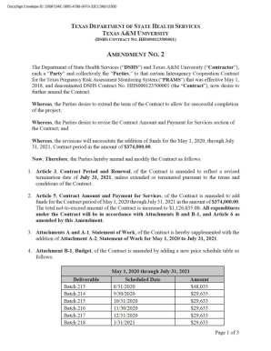 Fillable Online hhs000123500001 amendment no.1 Fax Email Print - pdfFiller