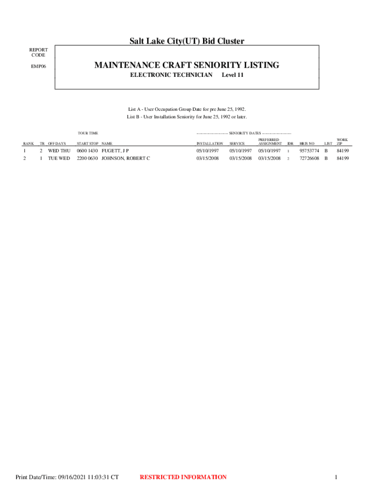 Fillable Online JOB SENIORITY Sample Clauses - Law Insider Fax Email ...