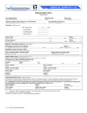 Fillable Online DURATION Fax Email Print - pdfFiller