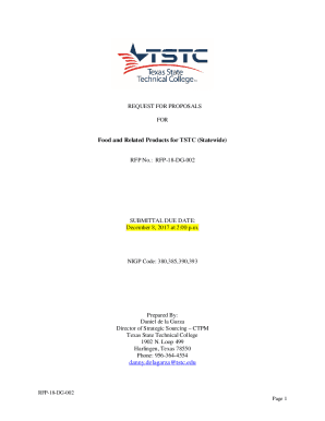 Fillable Online REQUEST FOR PROPOSAL - Hosted Website - Statewide Fax Email Print - pdfFiller