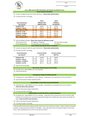 Fillable Online Health Insurance Forms for Individuals & Families ...