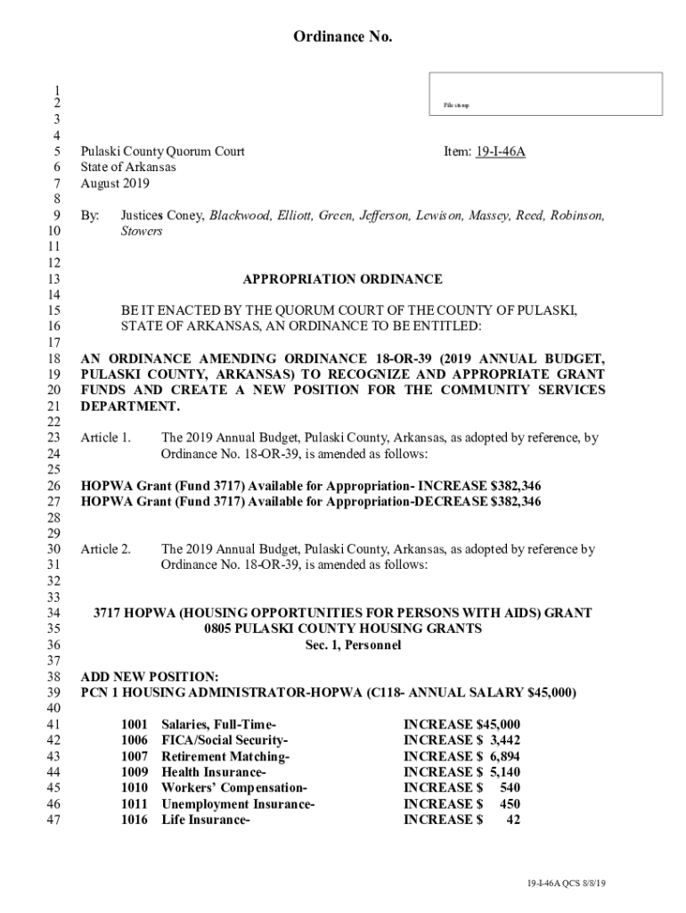 Fillable Online Item: 19-I-46A Fax Email Print - pdfFiller