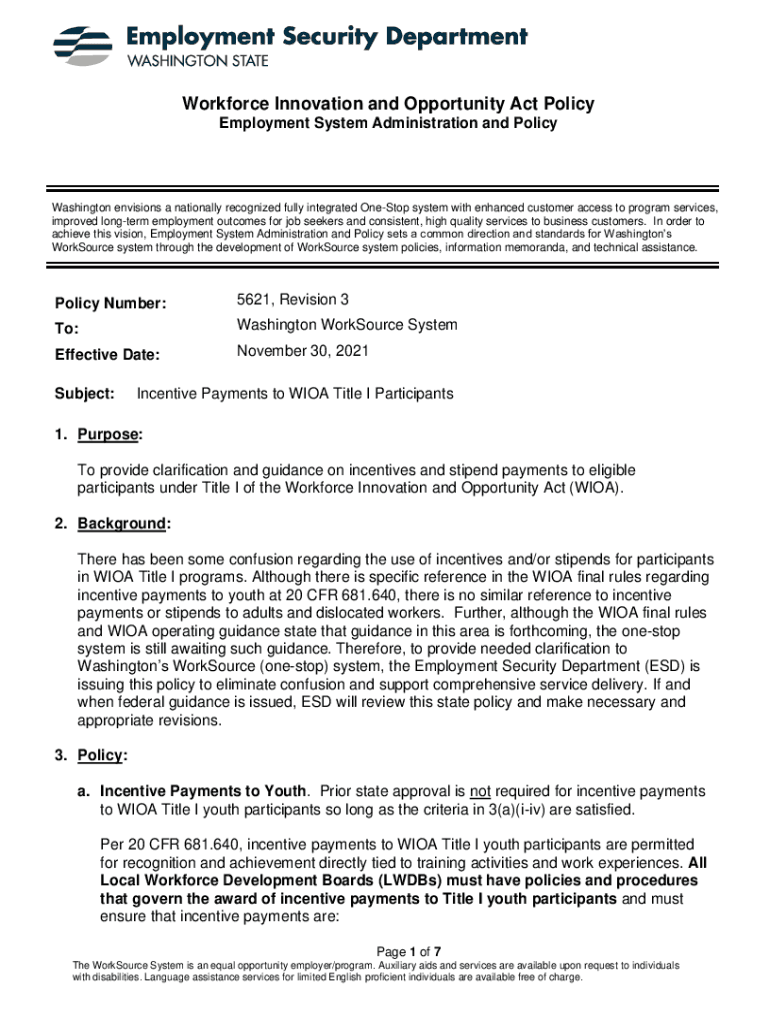 Fillable Online 34 CFR463.300 - What is the one-stop delivery system ...