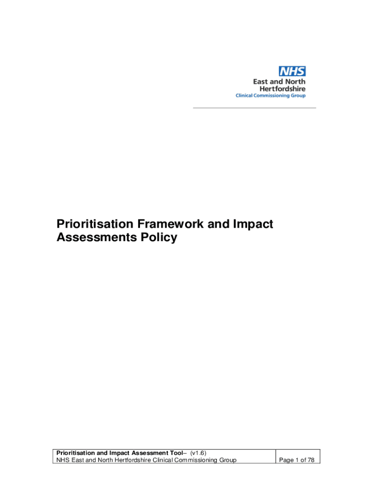 Fillable Online Reference document for policy impact assessments - GOV.UK Fax Email Print ...