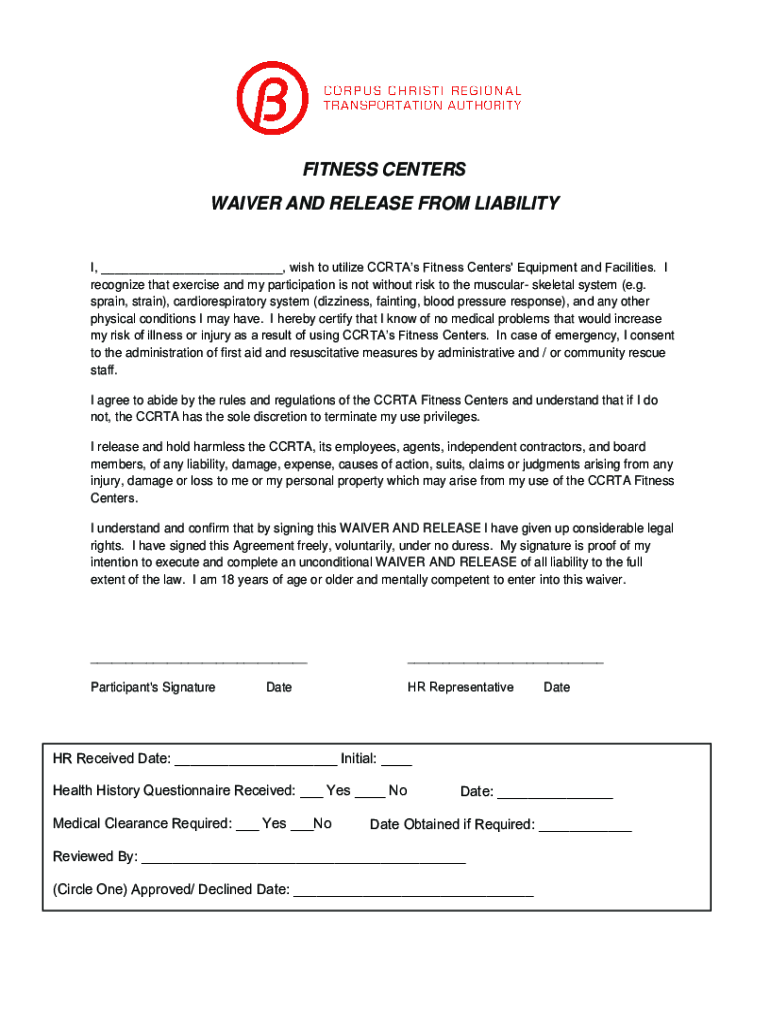 Fillable Online Everything You Need To Know About Gym Liability Waivers ...