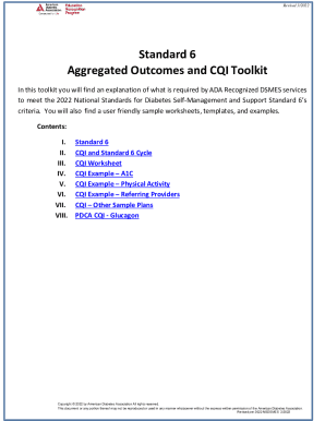 Fillable Online professional diabetes ADCES and ADA Update National ...