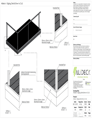 Fillable Online (Alideck ) - (Drainage Channel & Wide Access Gutter ...