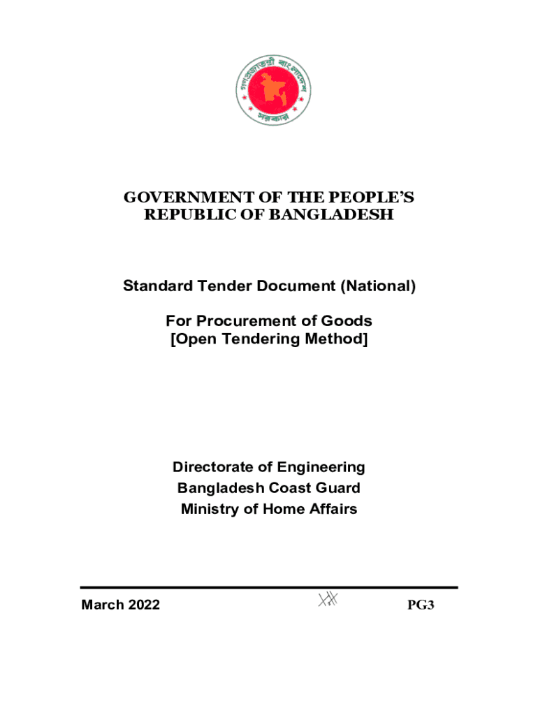 Fillable Online One Stage Two Envelope Tendering Method Fax Email Print ...