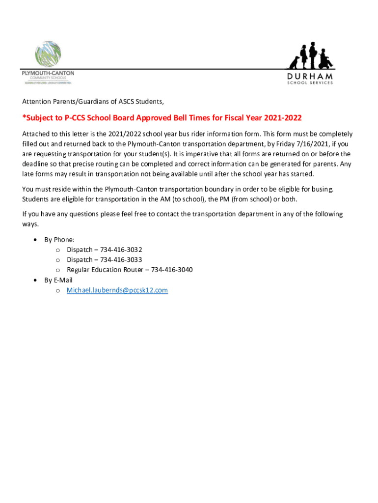 Fillable Online Student Drop Off/Bus Safety - Limestone District School ...