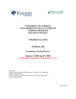 Fillable Online KEYANO COLLEGE Fax Email Print - pdfFiller