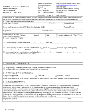 Fillable Online hrs wsu Shared-Leave-Employee-Request-Form ... - WSU ...