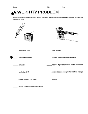 Fillable Online Gravity and Friction Worksheet A - Science With Mrs ...