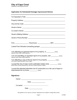 Fillable Online Renovations and additions in the flood hazard zones ...