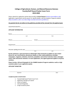 Fillable Online 2020-Student-Award-Packet-Cover-Sheet.pdf - Wsu Fax ...