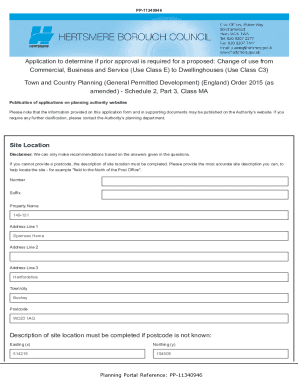 Fillable Online New Permitted Development Right from Class E to ...