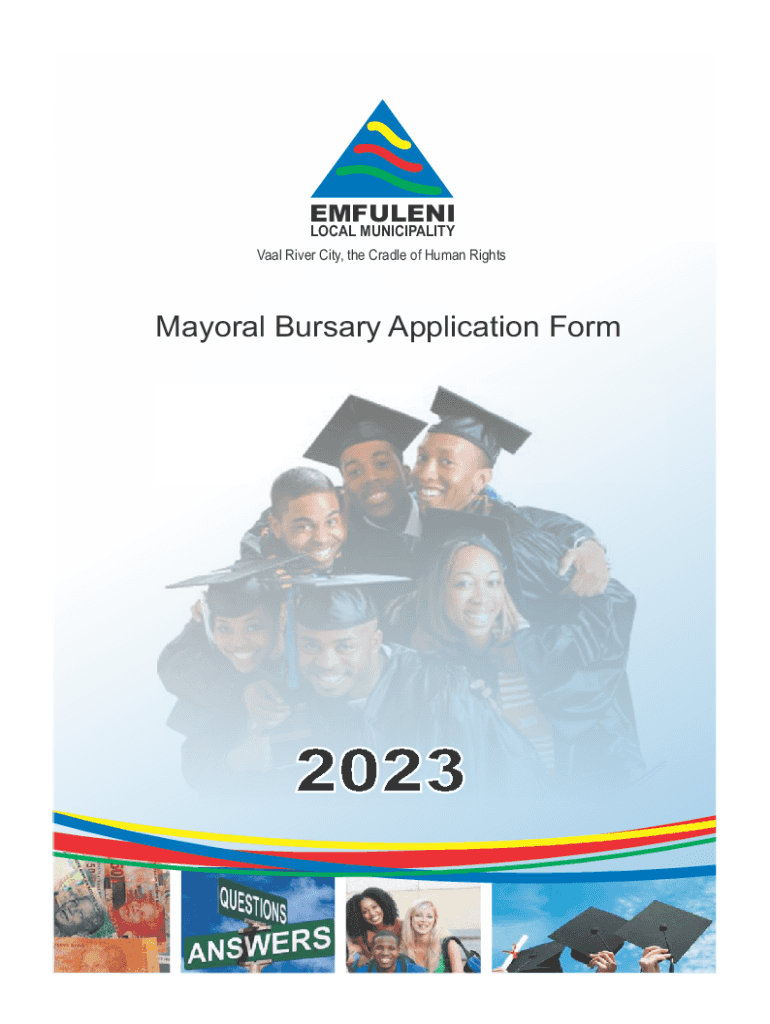 Fillable Online Emfuleni Local Municipality Bursary Application Form 2023 Fax Email Print ...