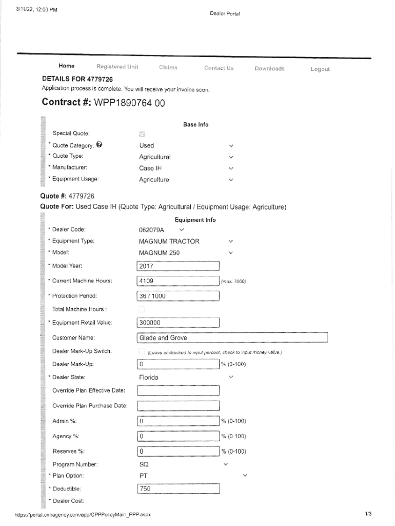 Fillable Online MAGNUM TRACTOR v Fax Email Print - pdfFiller