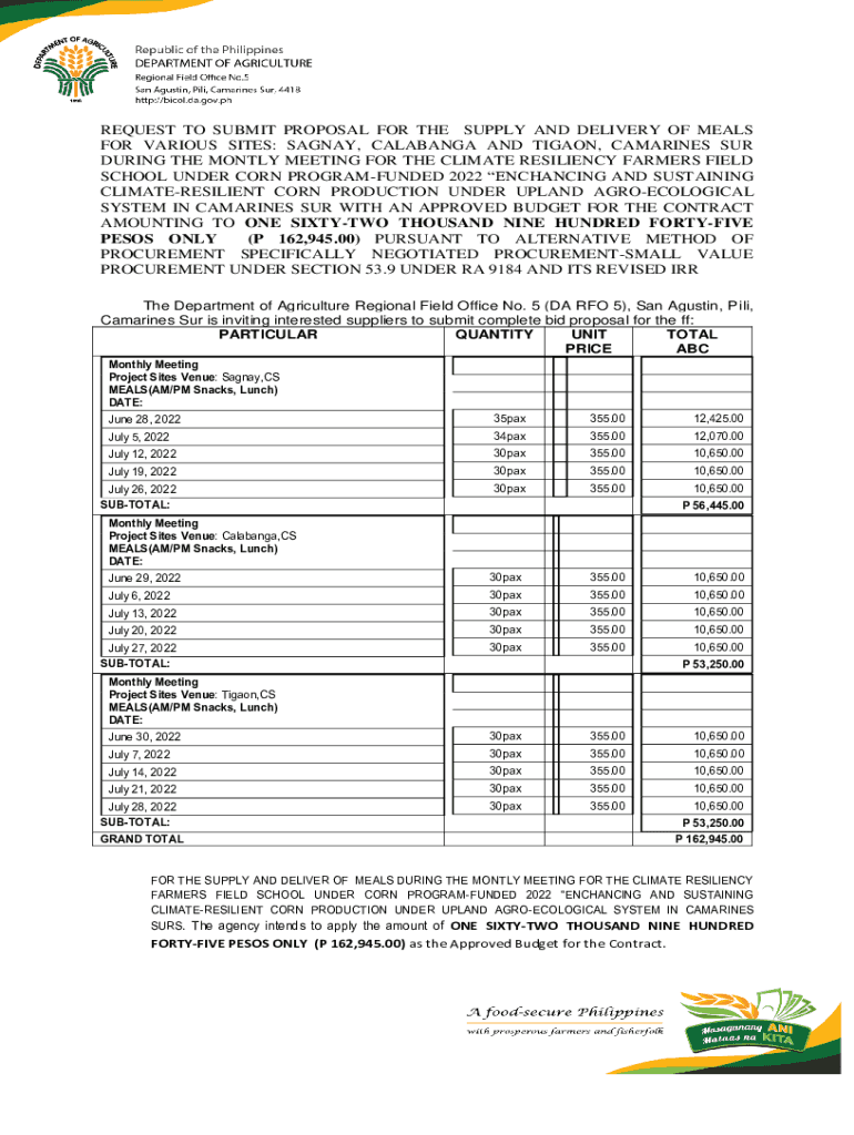 Fillable Online bicol da gov Bicol continues to supply vegetables and other agri-products ...