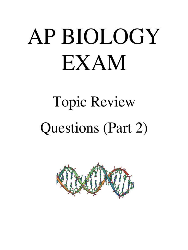 Fillable Online AP Biology Unit 2 Review - YouTube Fax Email Print ...