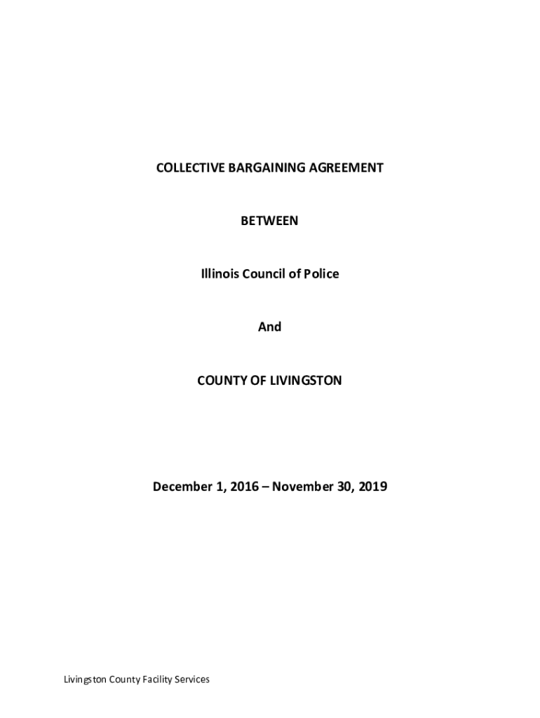 Fillable Online NAGE and Forest Service Collective Bargaining Agreement ...
