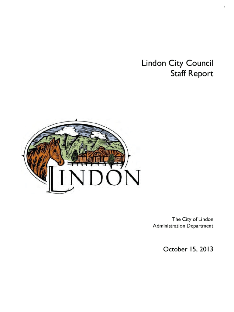 Fillable Online The City of Lindon Fax Email Print - pdfFiller