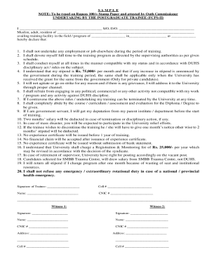 Fillable Online (Format of affidavit to be given on Rs 100 stamp paper ...