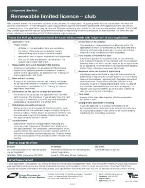 Fillable Online including limited clubs - Consumer and Business Services Fax Email Print - pdfFiller