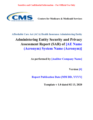 Fillable Online Security Plan - SARS Template Fax Email Print - pdfFiller