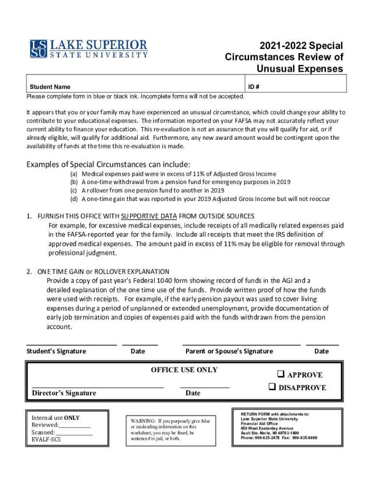 Fillable Online request-for-consideration-of-special-circumstances-form-2021 ... Fax Email Print ...