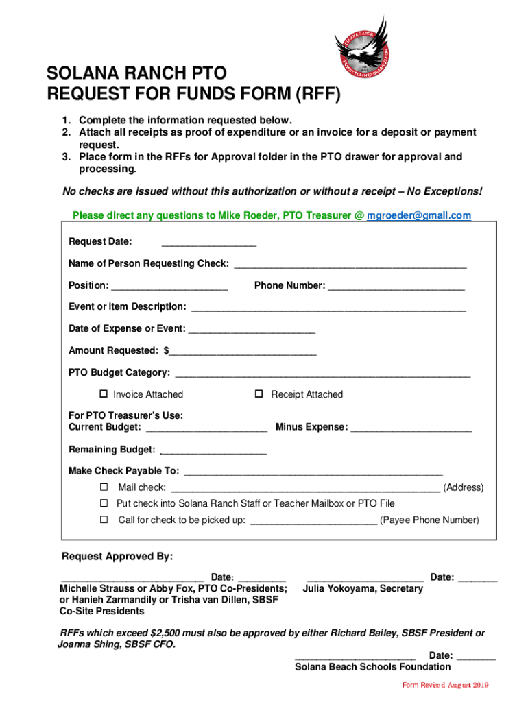 Fillable Online PTO Funds Request Form - Yumpu Fax Email Print - pdfFiller