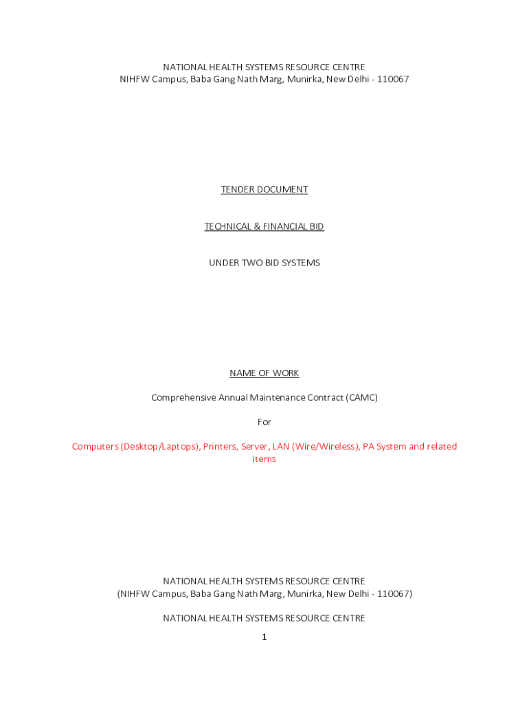 Fillable Online NIHFW Campus, Baba Gang Nath Marg, Munirka, New Delhi ...