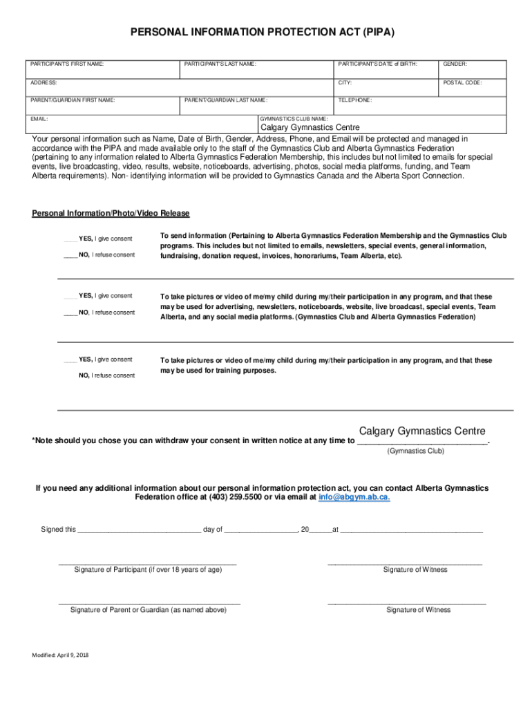Fillable Online Telephone: Parent/Guardian Signature: Address: City ...