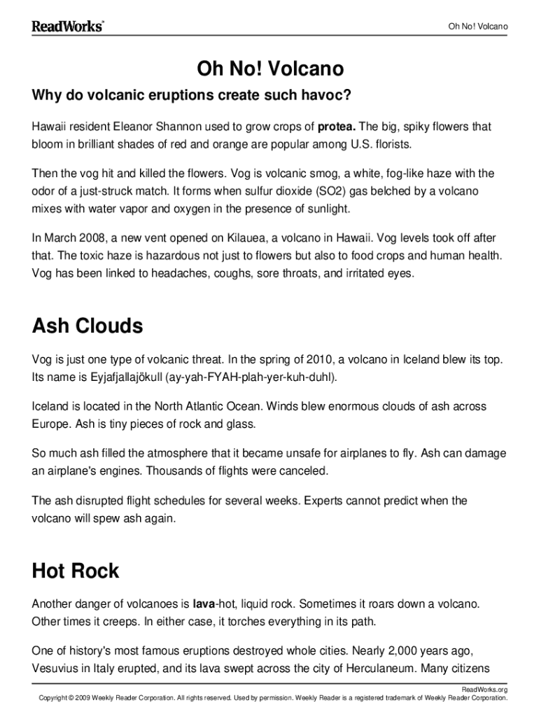 Fillable Online The Human Impact of Volcanoes: a Historical Review ...