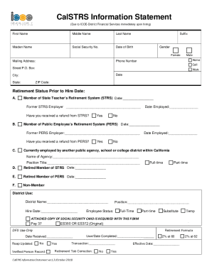 Fillable Online CalPERS Member Action Request Form ver1.0convertPDF ...