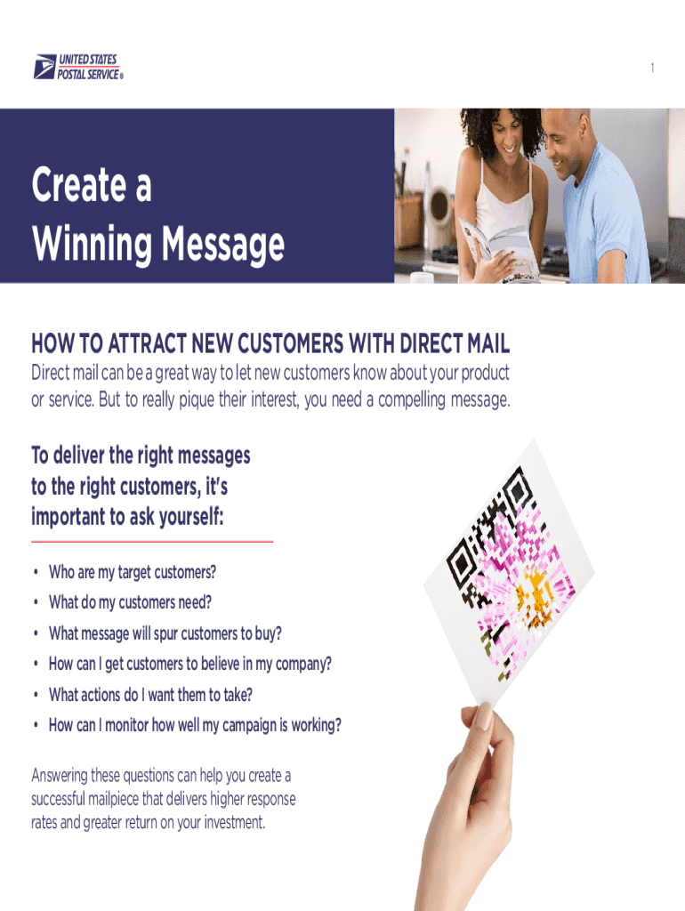 Fillable Online How to Attract New Customers with Direct Mail - USPS ...