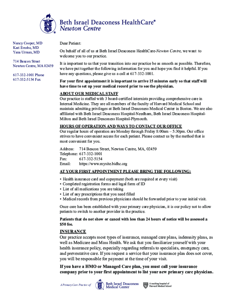 Fillable Online INSURANCE Our practice accepts most types of insurance ... Fax Email Print ...