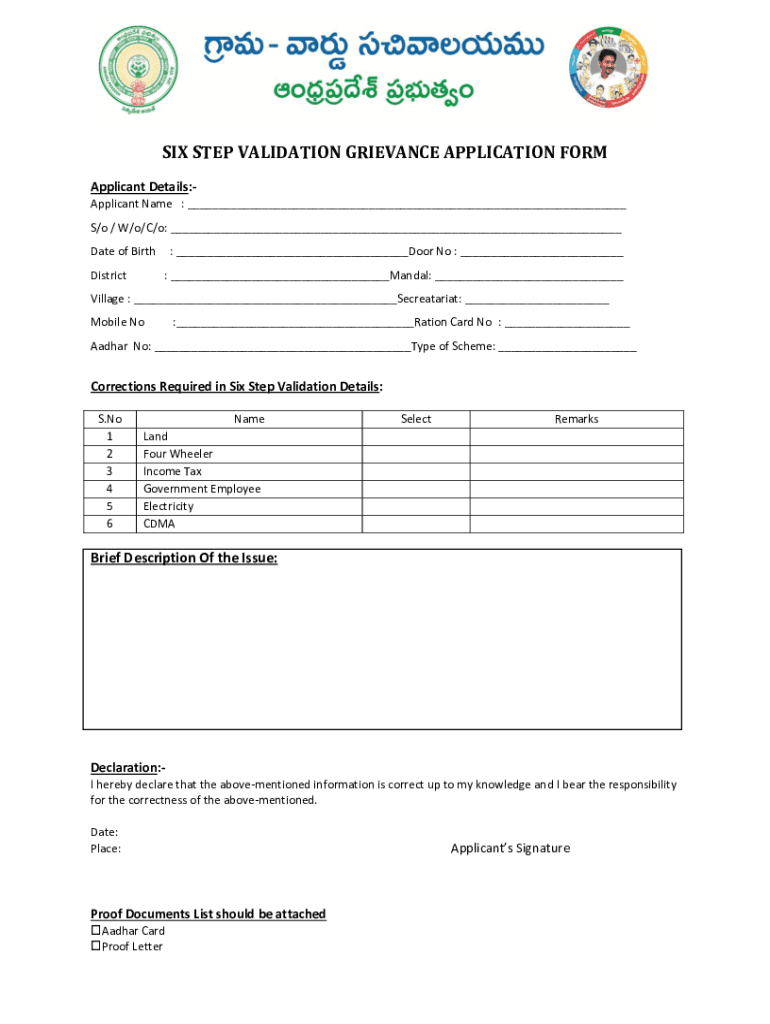 Six Step Verification Form - Fill Online, Printable, Fillable, Blank | pdfFiller