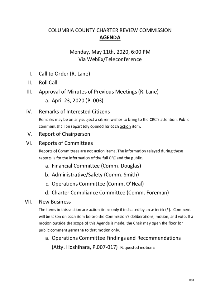 Fillable Online DeKalb County Charter Review Commission Notice of ...