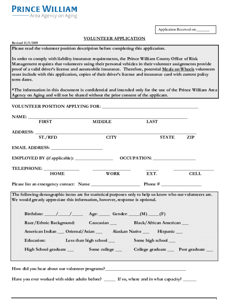 Fillable Online Confidentiality Agreement - Prince William County ...