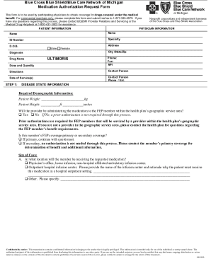 Fillable Online Ultimoris FEP MARF - e-Referral - BCBSM Fax Email Print ...
