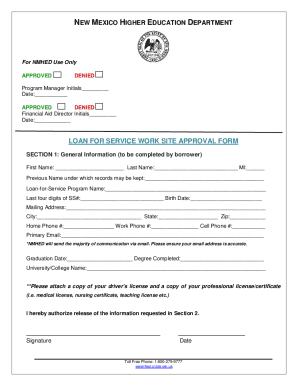 Fillable Online New Mexico Higher Education Department - NC-SARA Fax ...