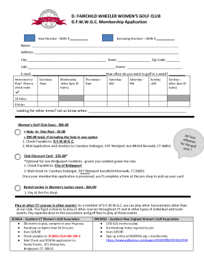 Fillable Online Fairchild Wheeler Golf- Red Course Tee Times ...
