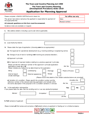 Fillable Online Town and Country Planning (Change of Use) (Development ...